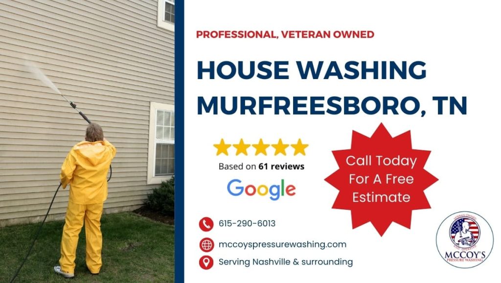 Murfreesboro House Washing | Refresh Your Home's Exterior!